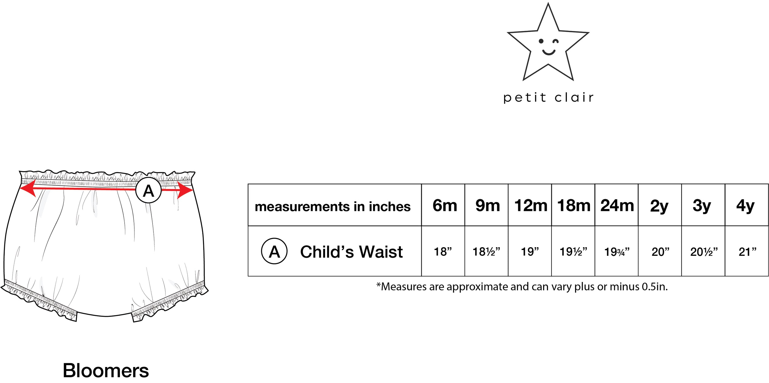 Medium Blue Stretch Denim Bloomer – Petit Clair